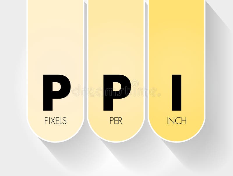 PPI - Pixels Per Inch Acronym, Technology Concept Background Stock ...