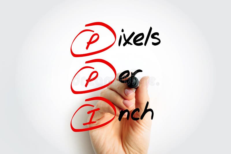 PPI - Pixels Per Inch are Measurements of the Pixel Density of an ...