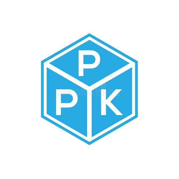 PPK Letter Logo Design on Black Background. PPK Creative Initials ...