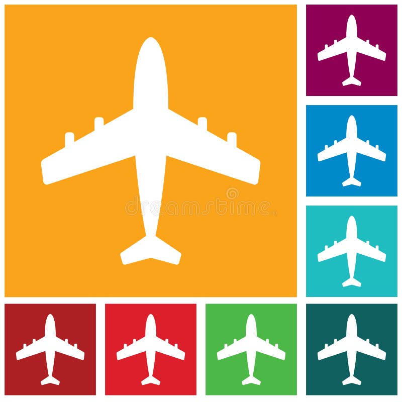 Plane icon simple stock vector. Illustration of graphic - 135253378