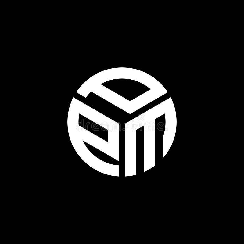 PPM Letter Logo Design on Black Background. PPM Creative Initials ...