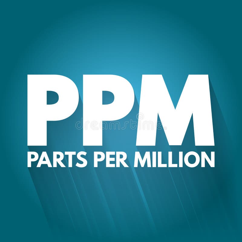 PPM - Parts Per Million Acronym, Medical Concept Stock Illustration ...