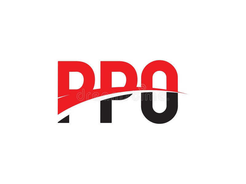 PPO Letter Initial Logo Design Vector Illustration Stock Vector ...