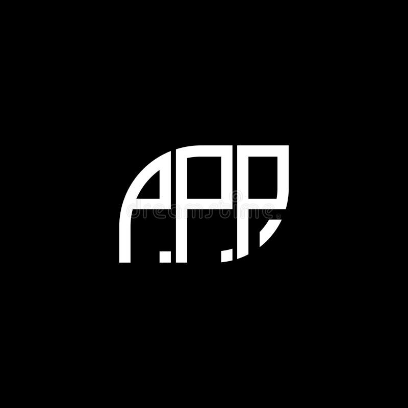 PPP Letter Logo Design on Black Background.PPP Creative Initials Letter ...