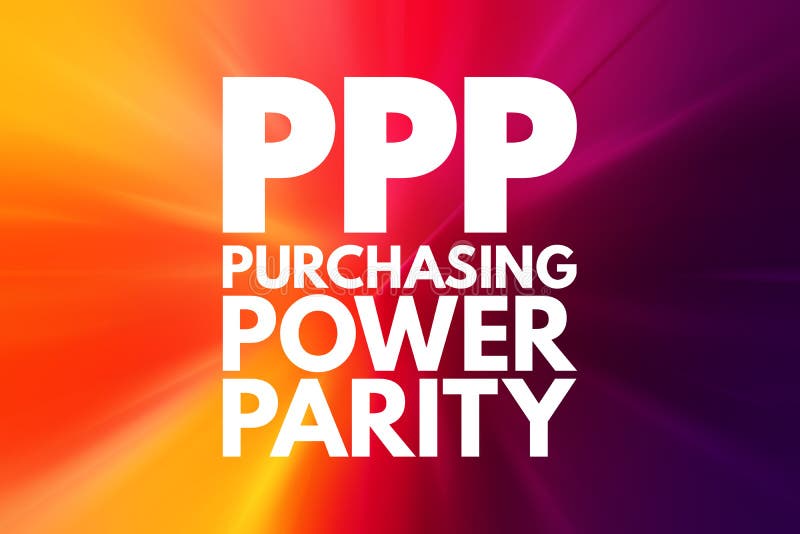 PPP - Purchasing Power Parity Acronym, Business Concept Background ...