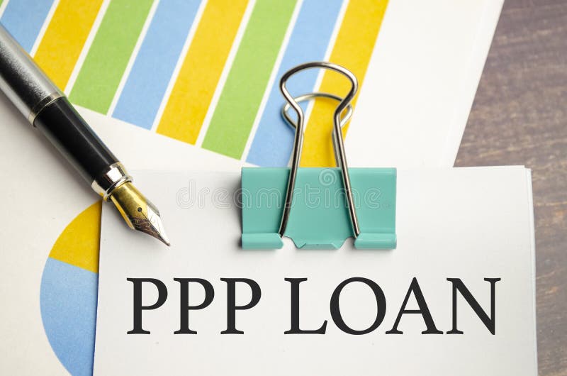 Ppp Text on White Paper with Charts and Pen Stock Photo - Image of ...