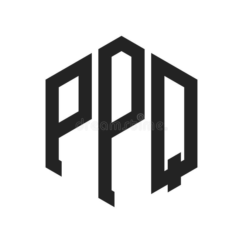 PPQ Logo Design. Initial Letter PPQ Monogram Logo Using Hexagon Shape ...