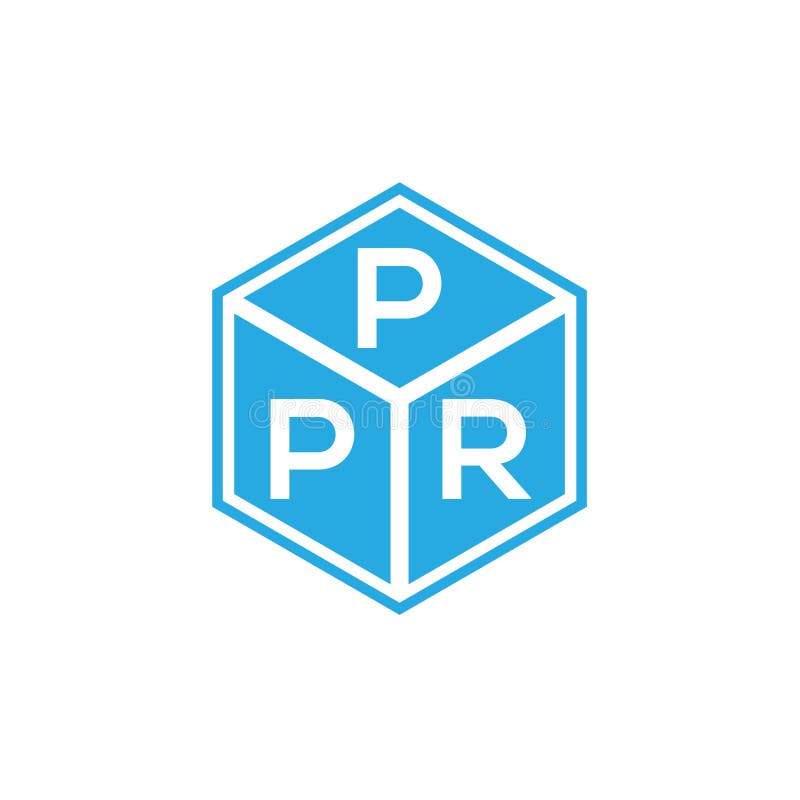 PPR Letter Logo Design on Black Background. PPR Creative Initials ...