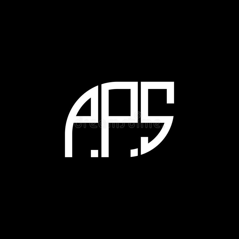 PPS Letter Logo Design on Black Background.PPS Creative Initials Letter ...