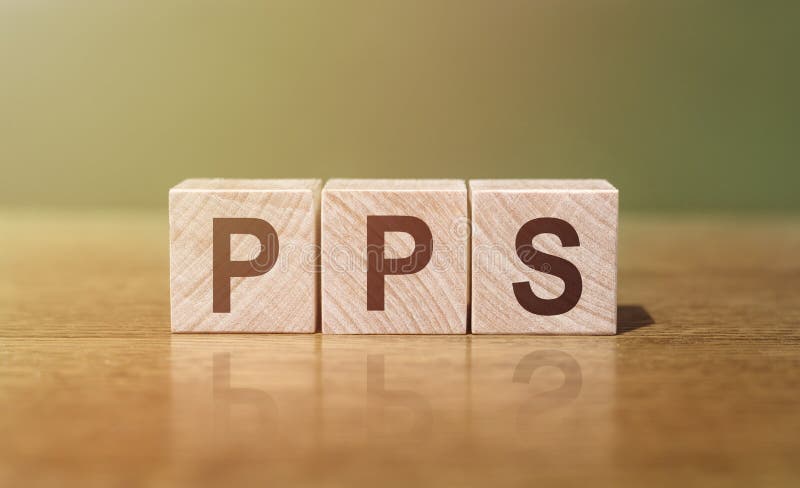 PPS - Pay Per Sale Acronym with Wooden Cubes Stock Image - Image of ...