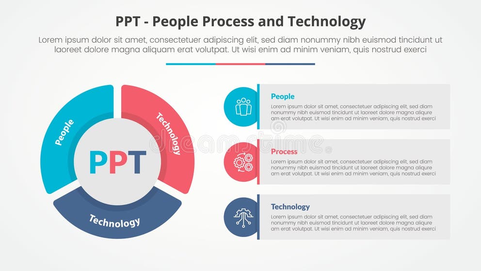 PPT Framework Infographic Concept for Slide Presentation with Big Pie ...