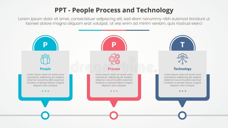 PPT Framework Infographic Concept for Slide Presentation with Box ...