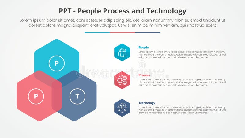 PPT Framework Infographic Concept for Slide Presentation with Hexagon ...