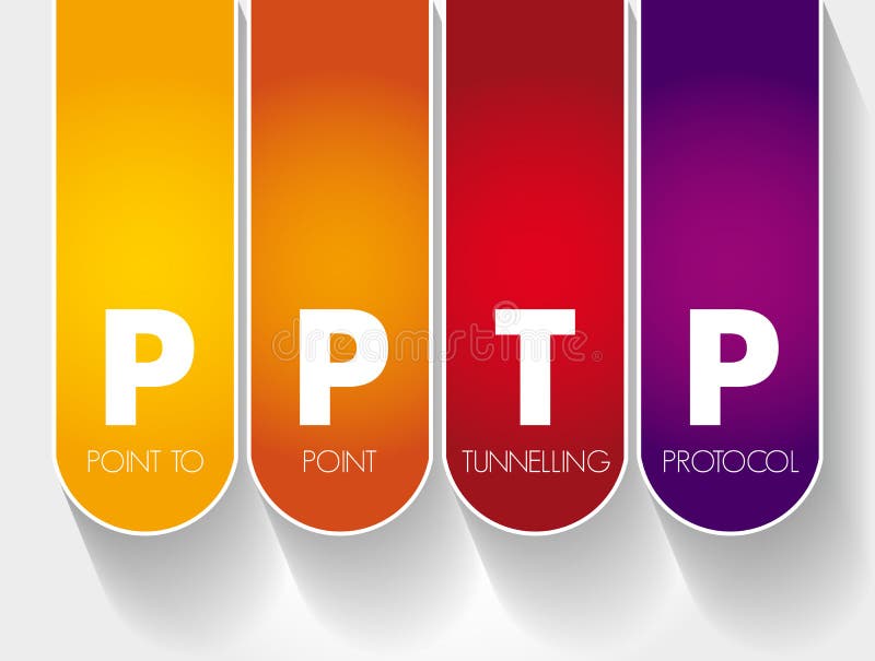 PPTP - Point To Point Tunnelling Protocol Acronym Stock Illustration ...