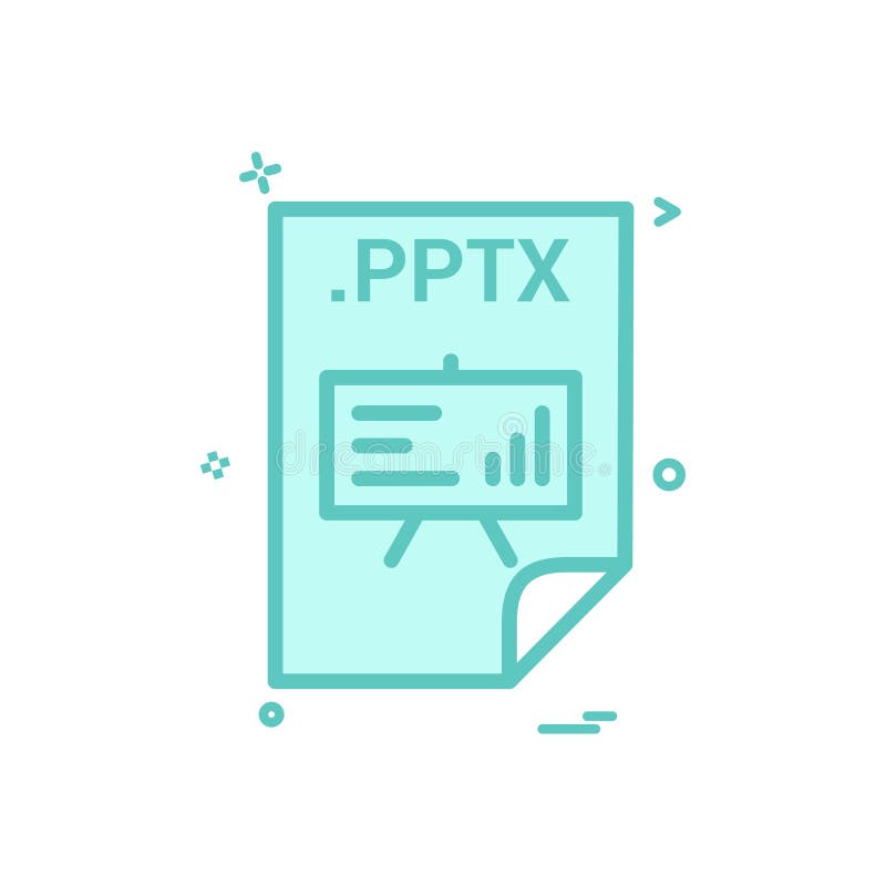 PPTX Application Download File Files Format Icon Vector Design Stock ... PPTX Application Download File Files Format Icon Vector Design Stock ...
