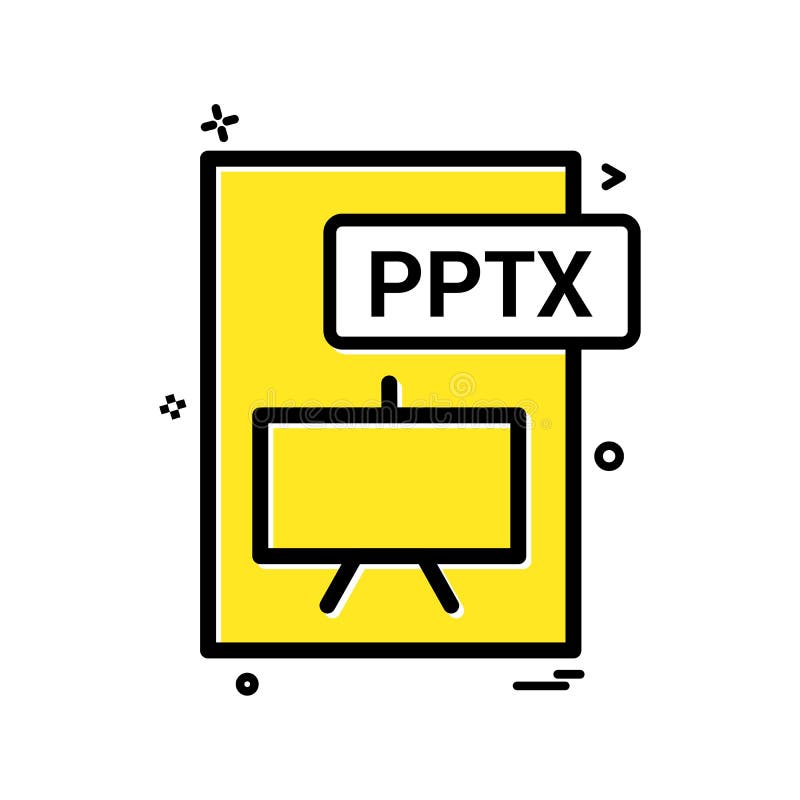 PPTX File Format, Extension Color Line Icon Stock Vector - Illustration ... PPTX File Format, Extension Color Line Icon Stock Vector - Illustration ...