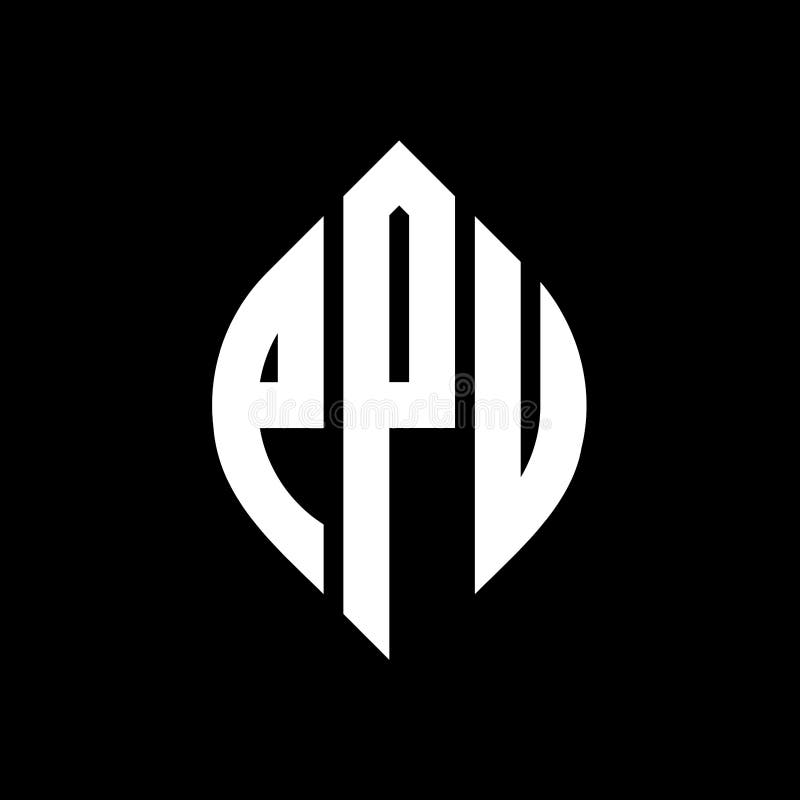 PPU Circle Letter Logo Design with Circle and Ellipse Shape. PPU ...