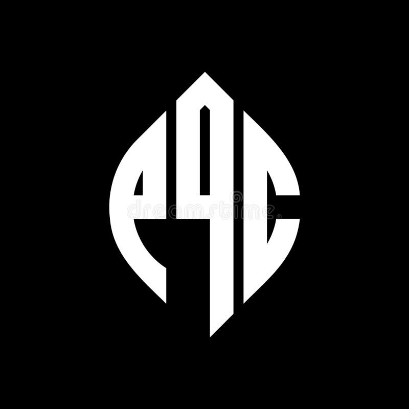 PQC Circle Letter Logo Design with Circle and Ellipse Shape. PQC ...