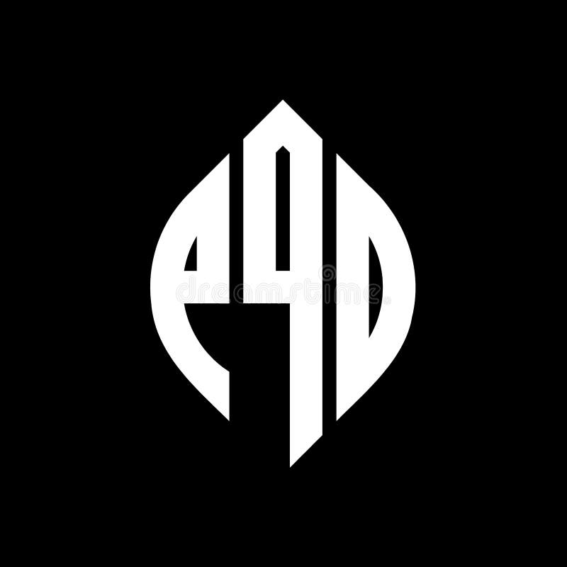 PQD Circle Letter Logo Design with Circle and Ellipse Shape. PQD ...
