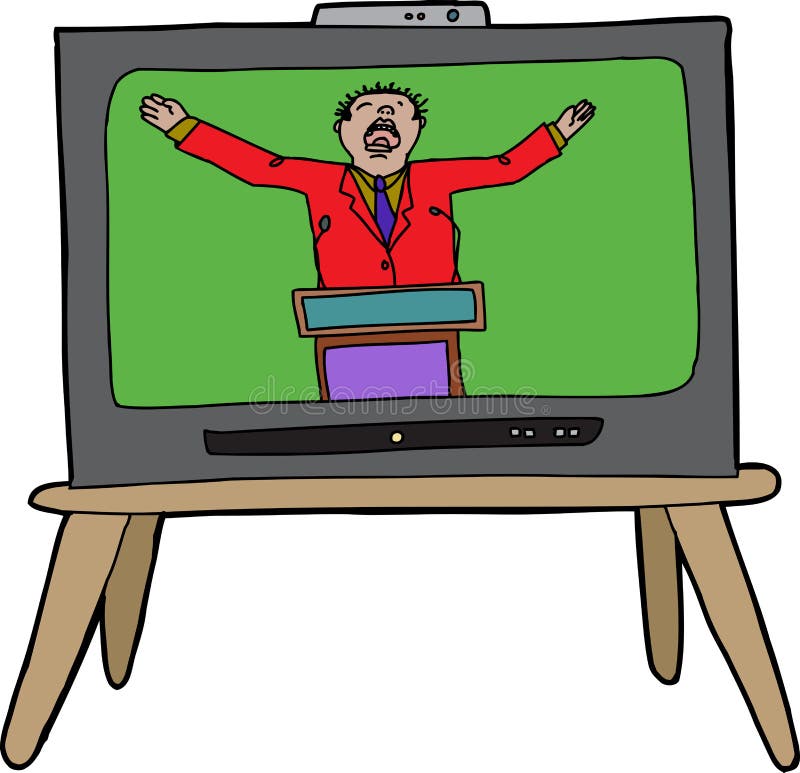 Prédicateur illustration de vecteur. Illustration du évangéliste - 46176711