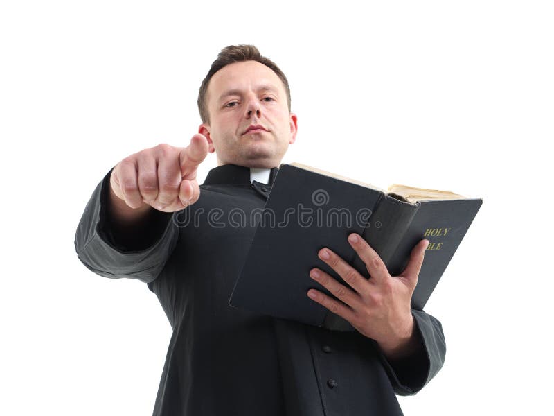 Prédicateur photo stock. Image du evangile, réprimande - 39834308
