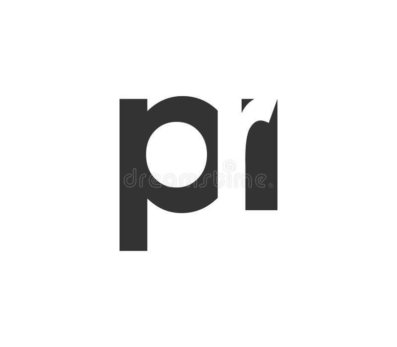 PR Creative Geometric Initial Based Modern and Minimal Logo. Letter P R ...