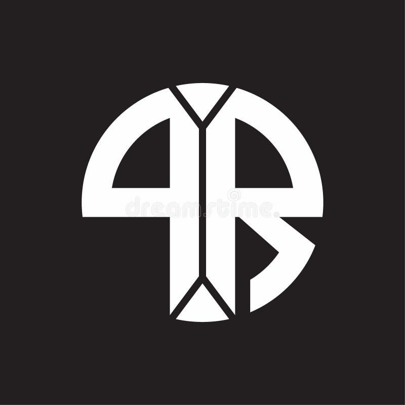 PR Logo Monogram with Piece Circle Ribbon Style Stock Vector ... PR Logo Monogram with Piece Circle Ribbon Style Stock Vector ...