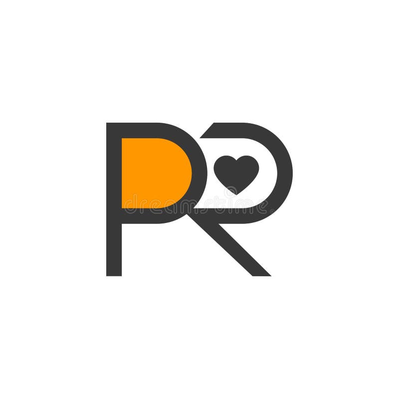 Pr Logo, Public Relations Icon, Letters Stock Vector - Illustration of ...