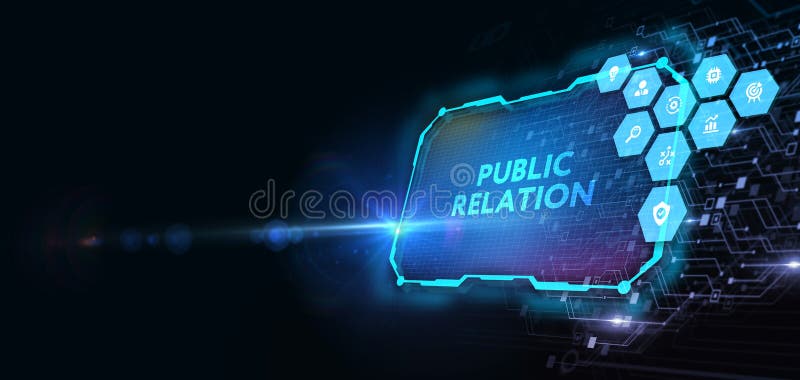 PR Public Relation Management. Business, Technology, Internet and ...