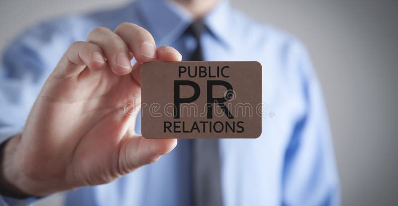 Pr- Public Relations. Business Concept Stock Image - Image of relations ...
