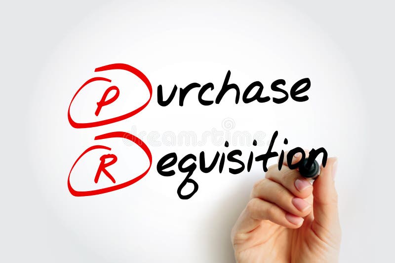 PR Purchase Requisition - Document that an Employee within Your ...
