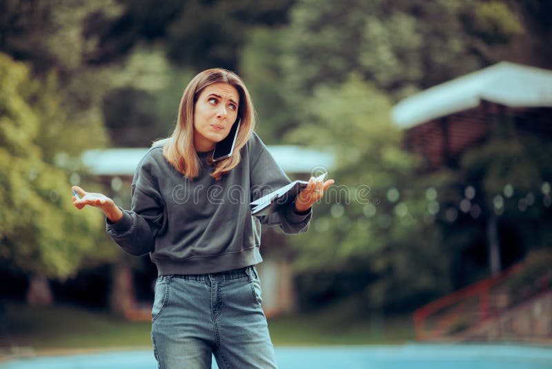 Event Organizer Trying To Plan a Pool Party for Clients Stock Image ...