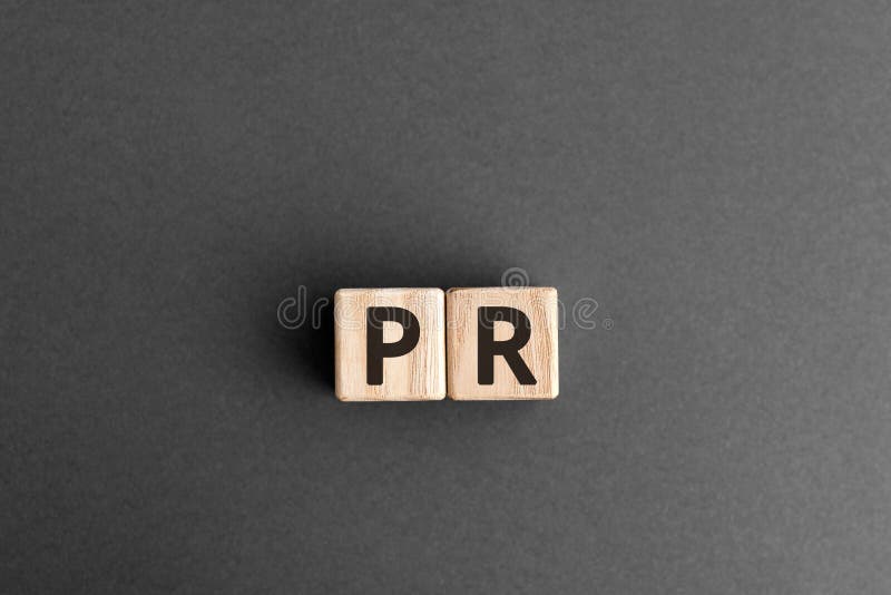 PR - Wooden Blocks with Letters Stock Photo - Image of wooden, strategy ...