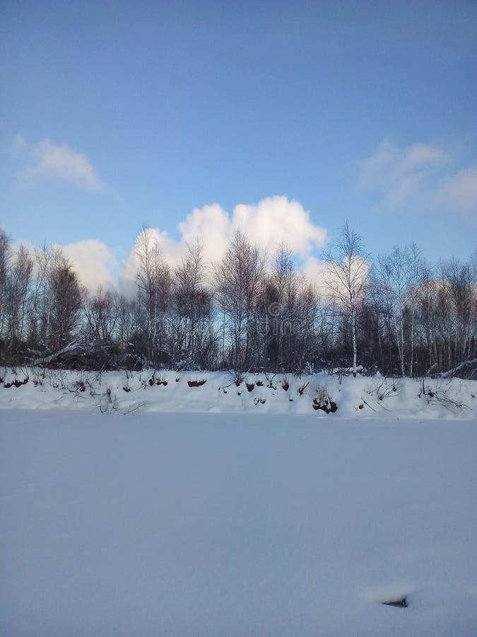 Pra stock image. Image of river, winter, nature, snow - 136806965
