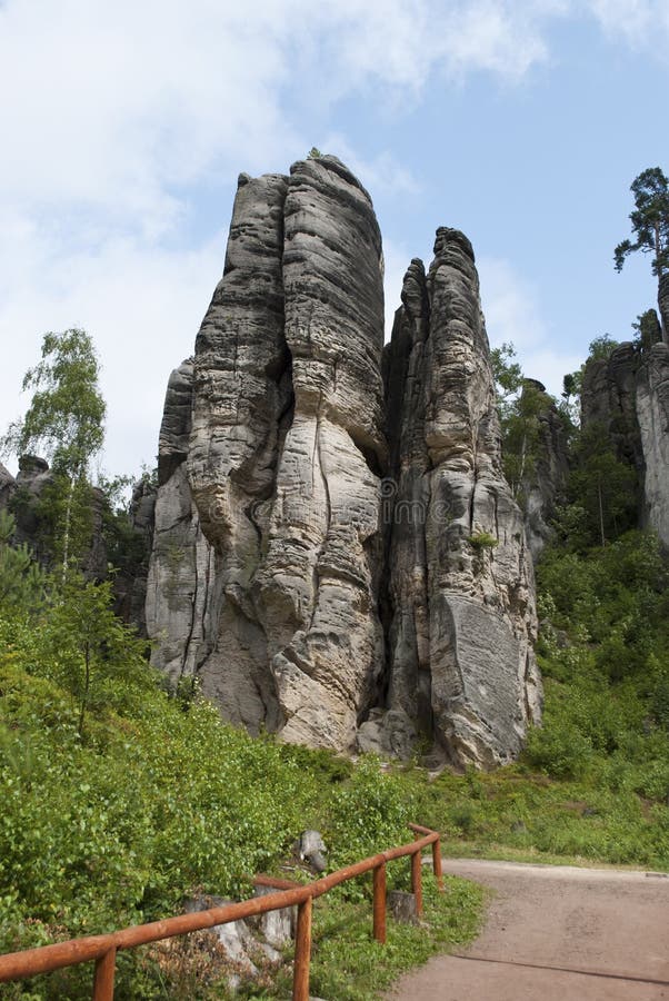 Prachov rocks stock image. Image of prachovske, landscape - 32532013