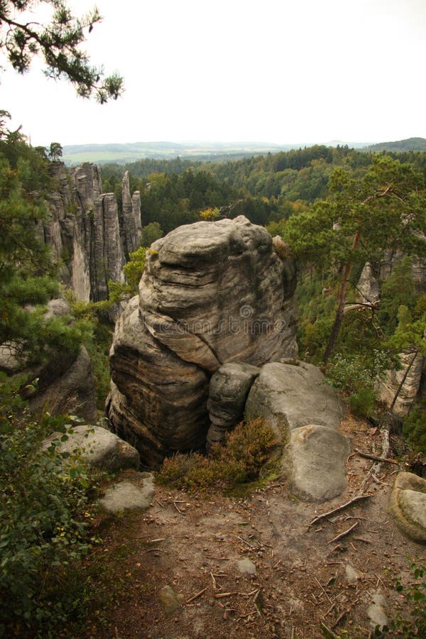 Prachovske Skaly stock photo. Image of middle, park, hills - 39134508