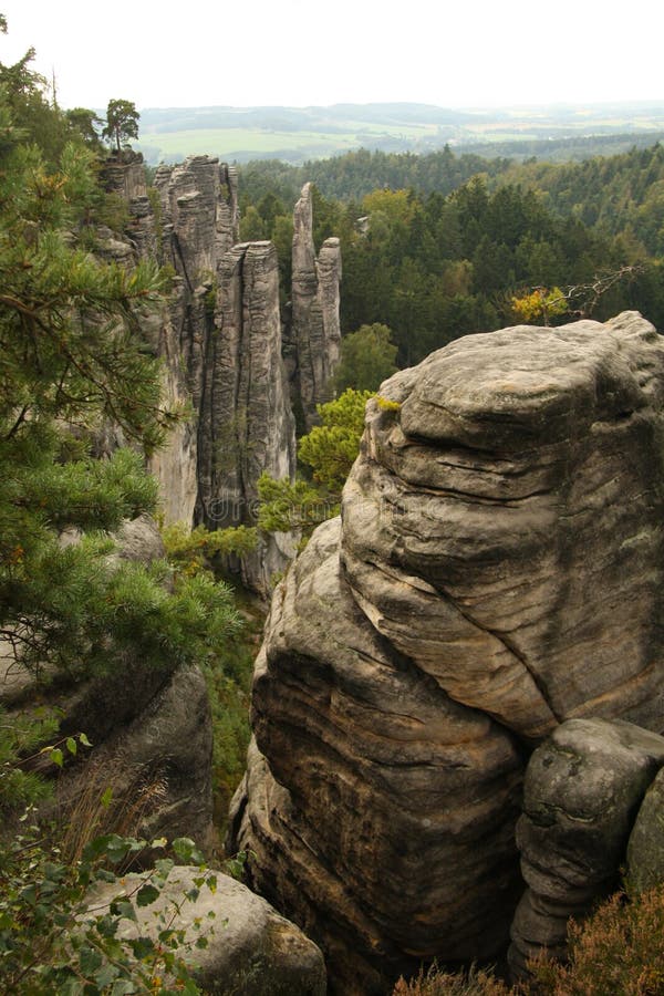 Prachovske Skaly stock image. Image of mountains, travel - 39467215