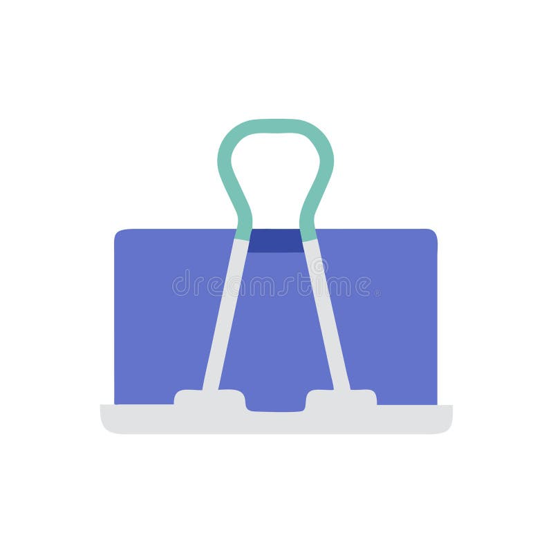 Practical Binder Clip Illustration Stock Vector - Illustration of tool ...