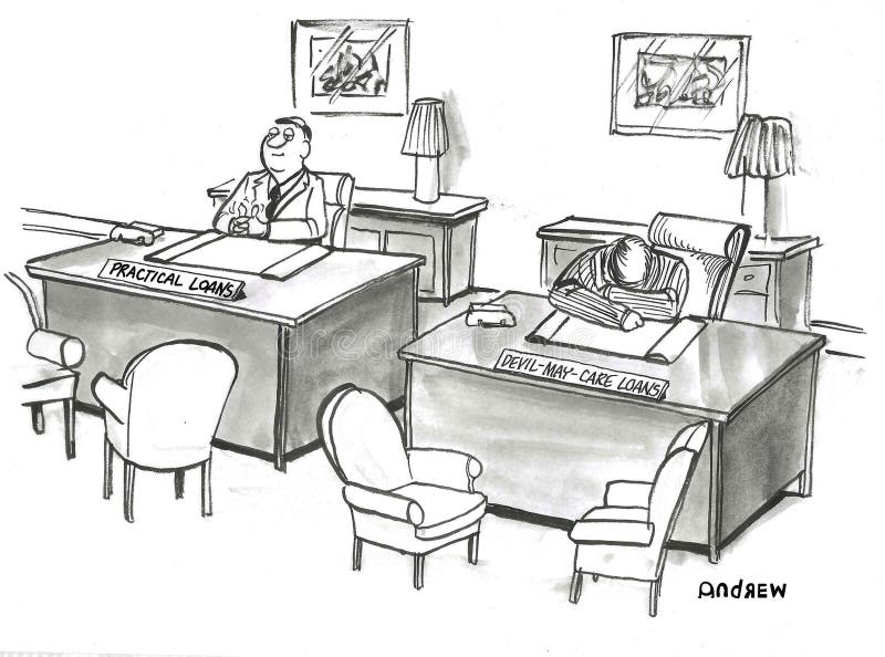 Practical Loans and Impractical Loans Stock Illustration - Illustration ...