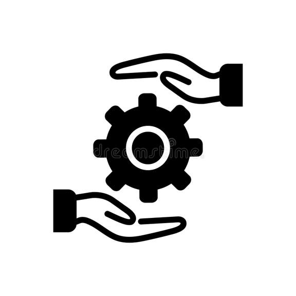 Black Solid Icon for Practical, Role and Play Stock Vector ...