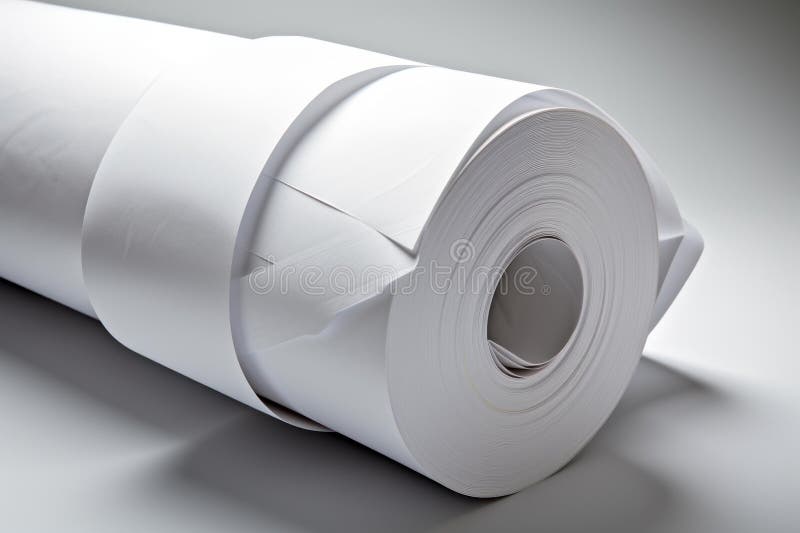 Practical Roll White Paper Kitchen. Generate Ai Stock Photo - Image of ...