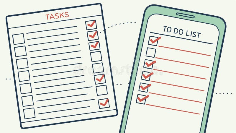 To-do List Checklist, Task Management Tool Vector Design Generative AI ...