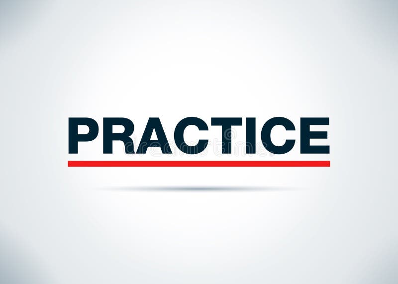 Practice Abstract Flat Background Design Illustration Stock ...