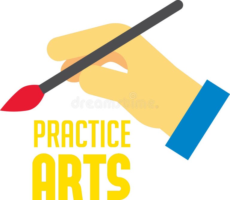 Practice arts design stock vector. Illustration of arts - 182811712