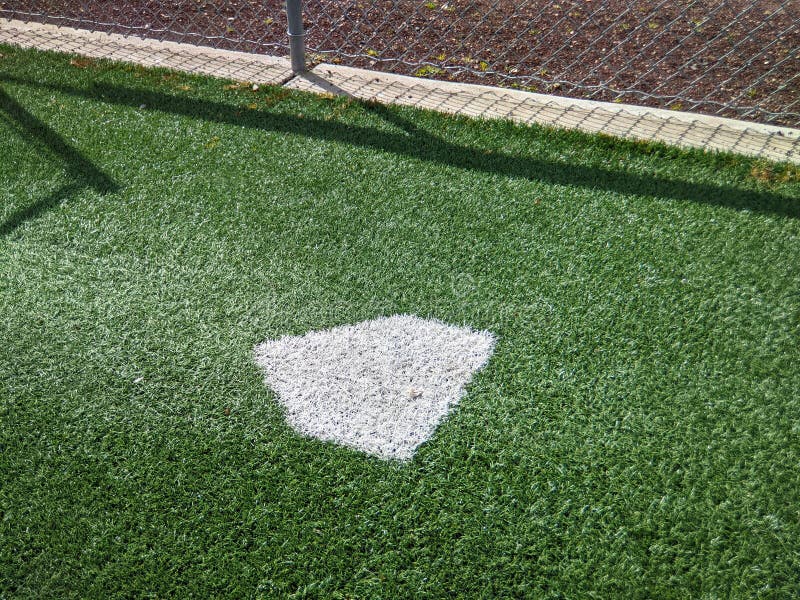 A Practice Diamond Inside a Batting Warm-up Area at a Baseball Field ...