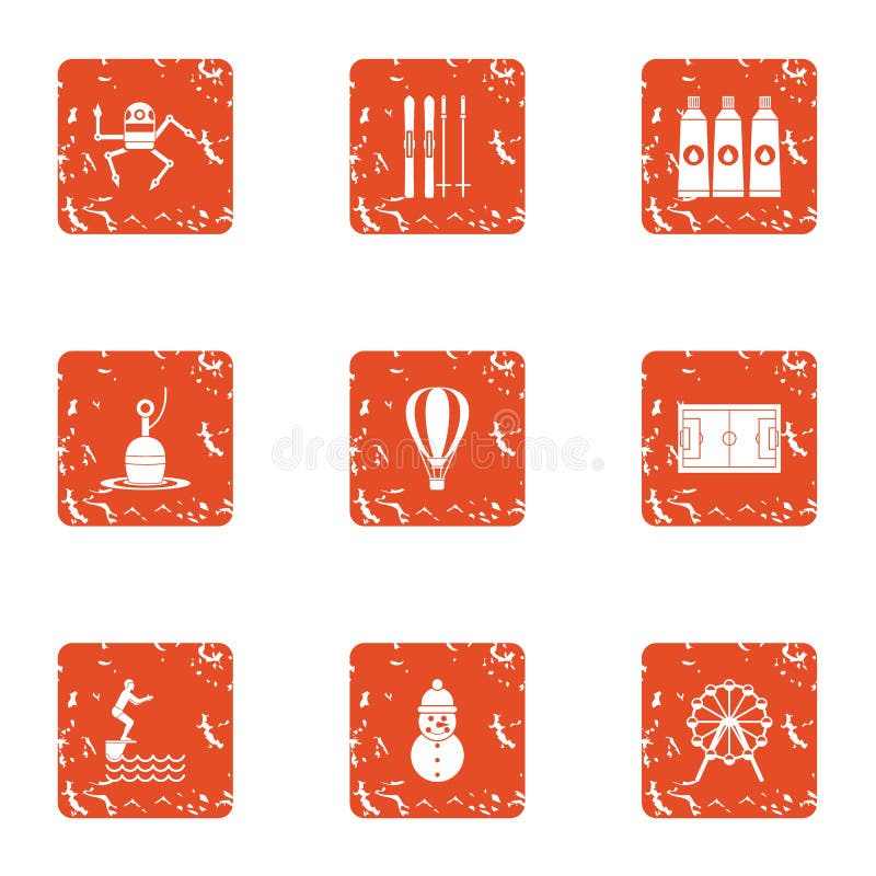 Practice Icons Set, Grunge Style Stock Vector - Illustration of ... Practice Icons Set, Grunge Style Stock Vector - Illustration of ...