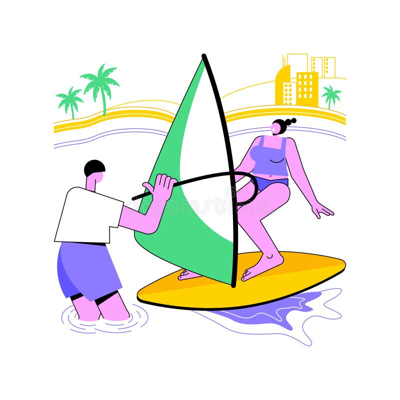 Practice with Instructor Isolated Cartoon Vector Illustrations. Stock ...