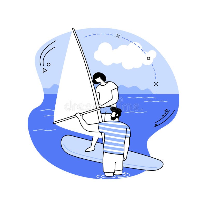 Practice with Instructor Isolated Cartoon Vector Illustrations. Stock ...