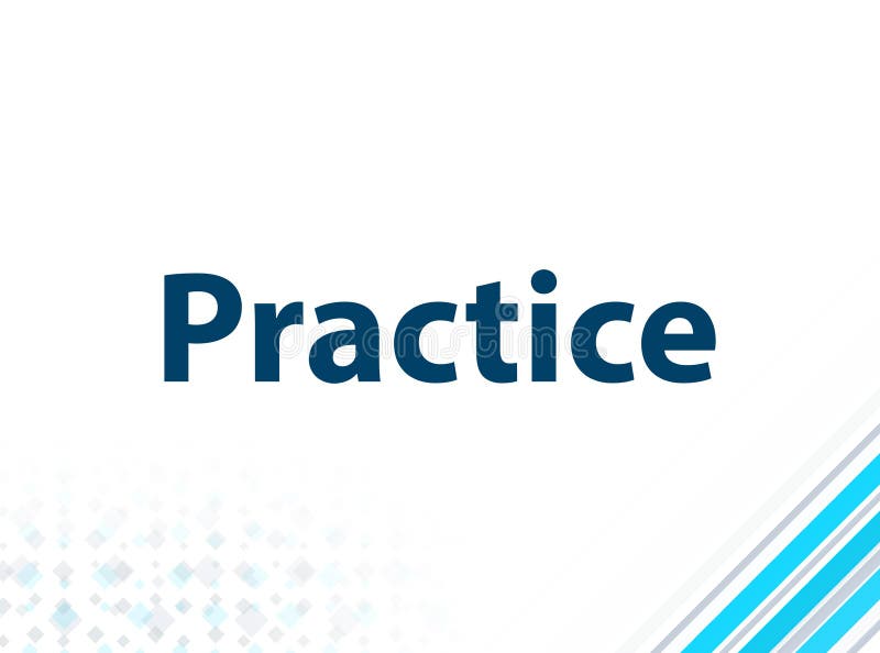 Practice Modern Flat Design Blue Abstract Background Stock Illustration ...