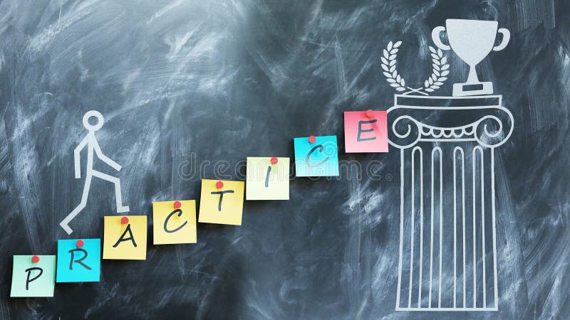 283 Practice Make Success Cartoon Stock Photos - Free & Royalty-Free ...